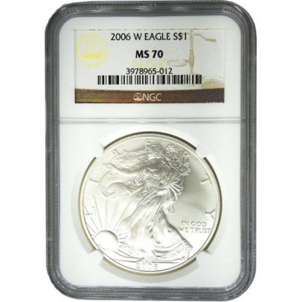 2006 MS 70 NGC Silver Eagle – Steinmetz Coins & Currency