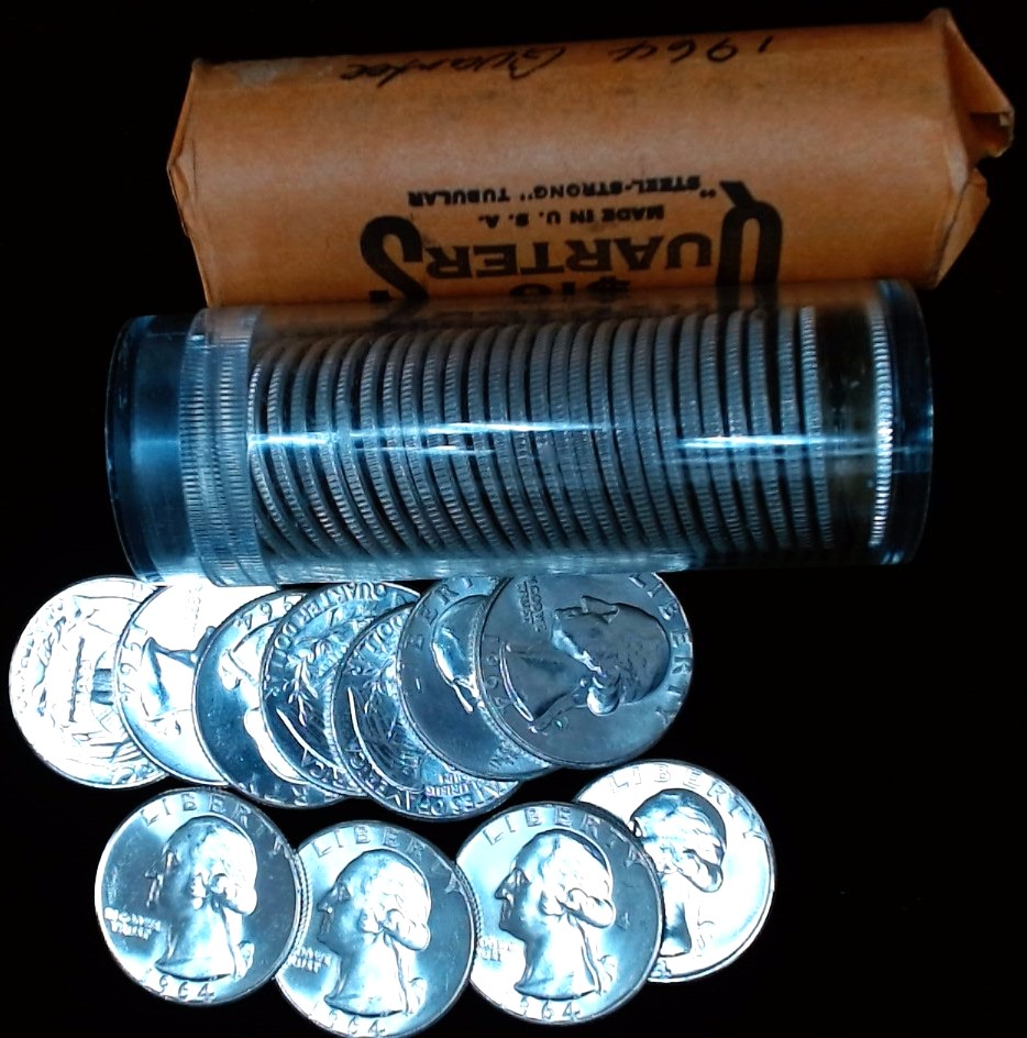Original BU Silver quarter roll! – Steinmetz Coins & Currency