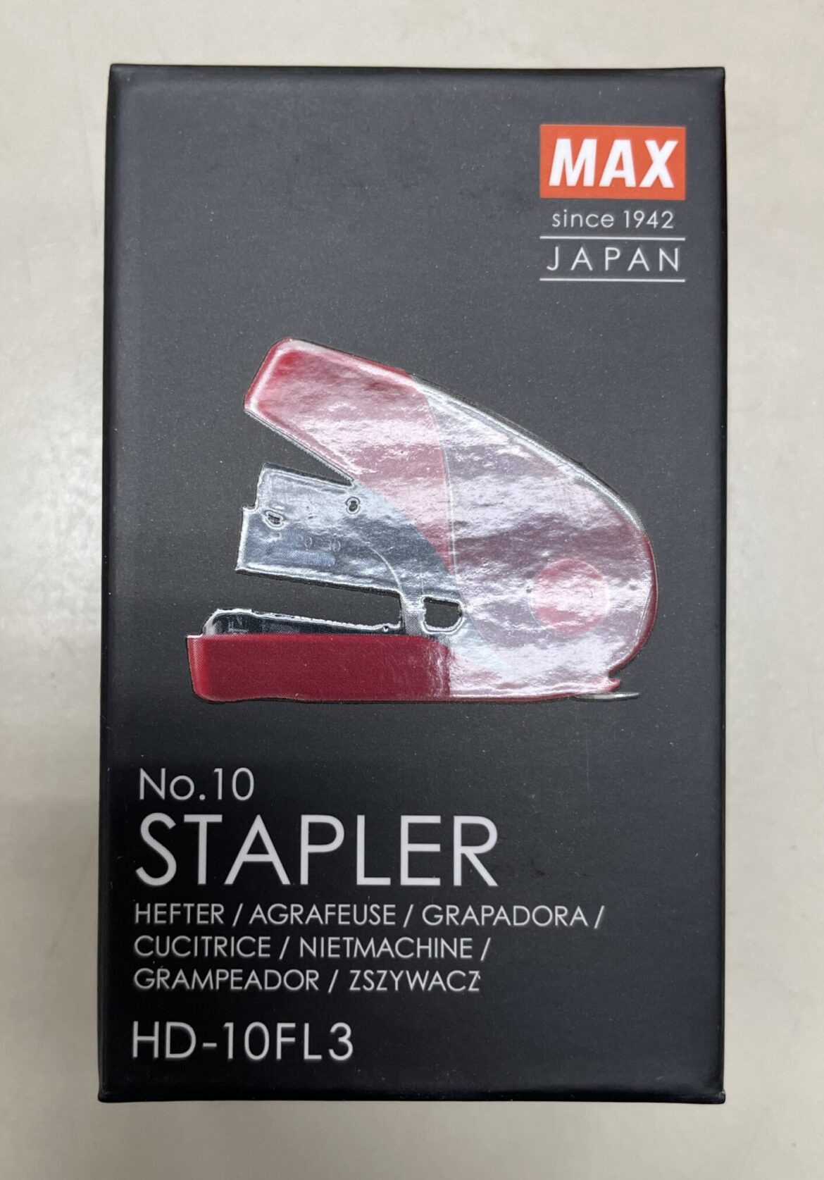 Stapler Flat clinch (Max Stapler HD-10FL) – Steinmetz Coins & Currency