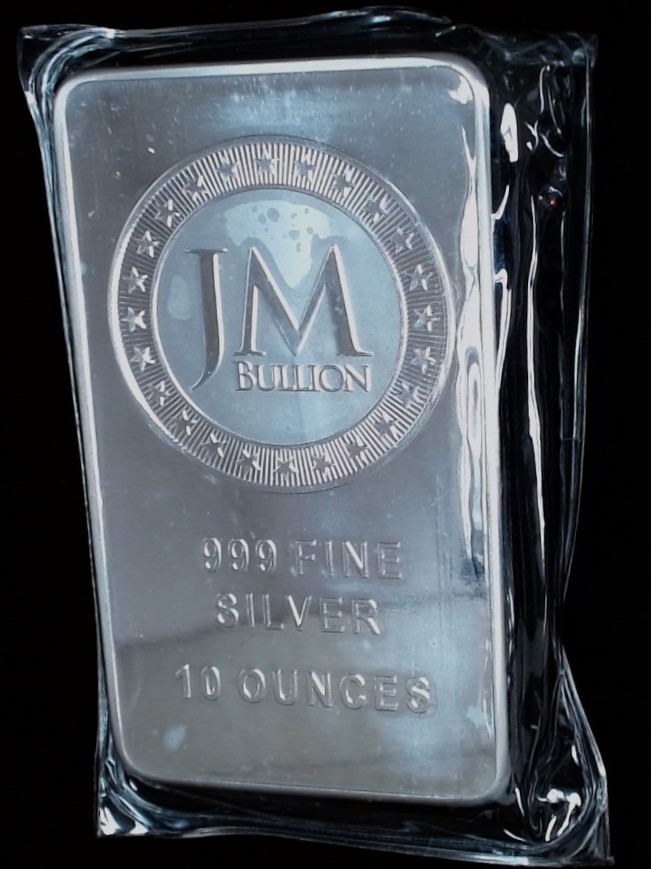10 oz JM Bullion Silver Bar – Steinmetz Coins & Currency