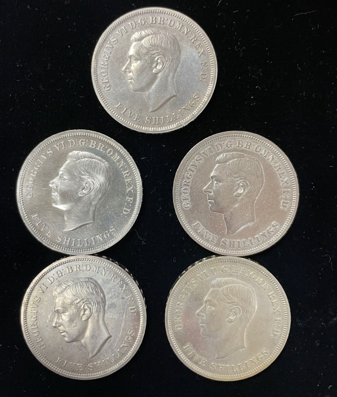 1951 UK Crowns 5 Shillings – Steinmetz Coins & Currency