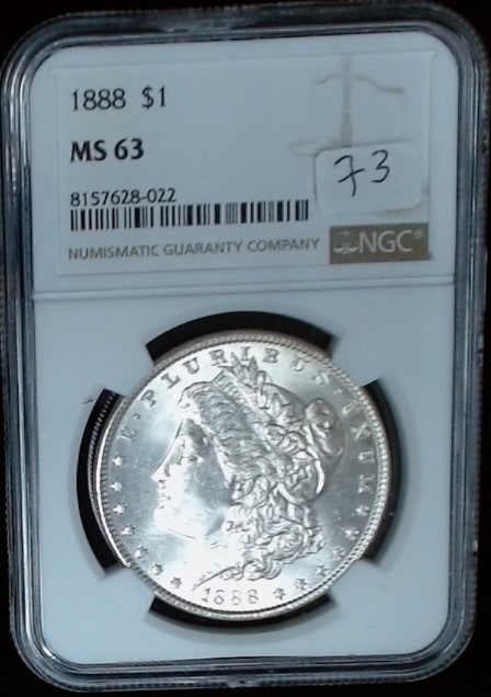 1888 Morgan Dollar MS63 – Steinmetz Coins & Currency