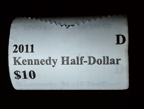 2011 Kennedy Half Dollar Full Roll D mint mark – Steinmetz Coins & Currency