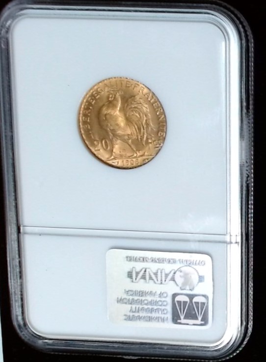 1908 France GOLD 20 Francs Coin MS 66 NGC – Steinmetz Coins & Currency