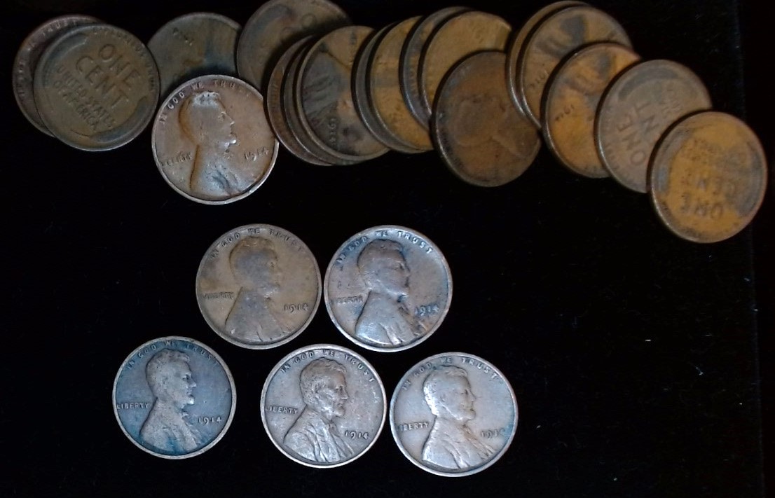 1914 Wheat Cent Roll – Steinmetz Coins & Currency