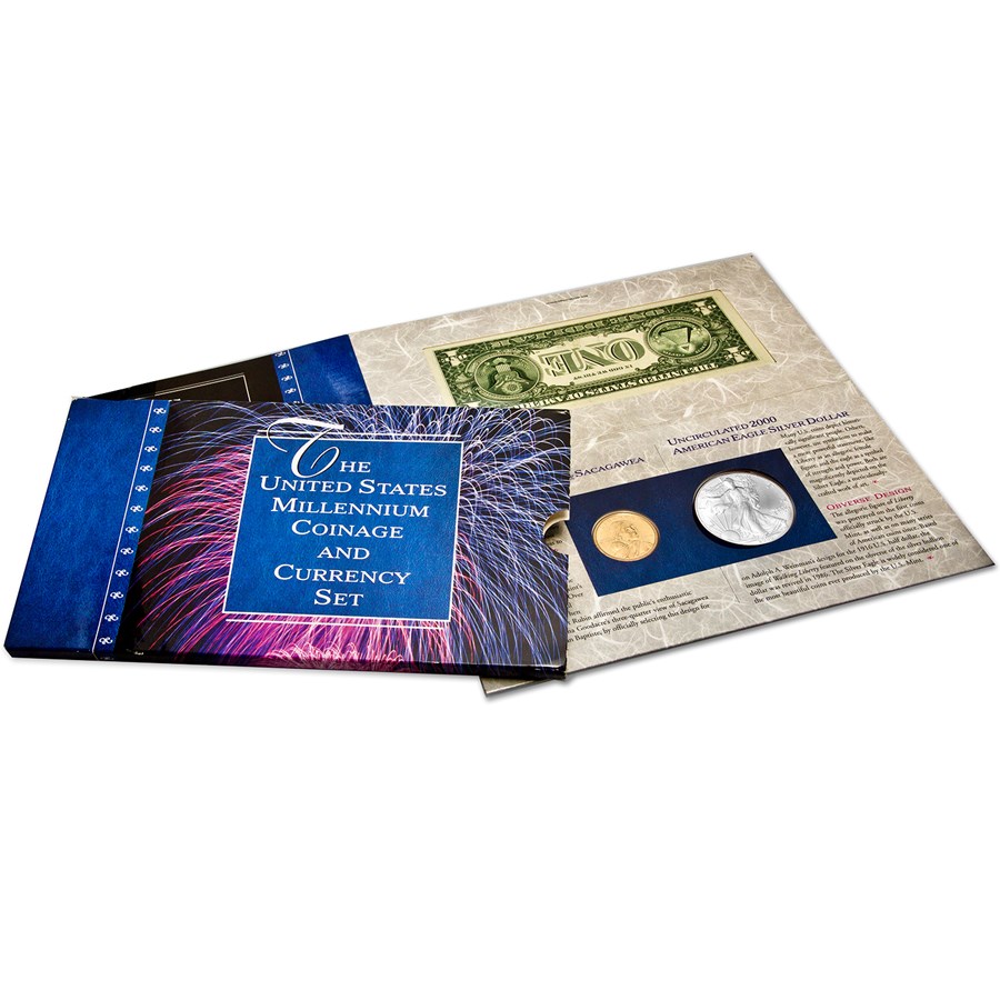 2000 US Mint Millennium Coin and Currency Set – Steinmetz Coins & Currency