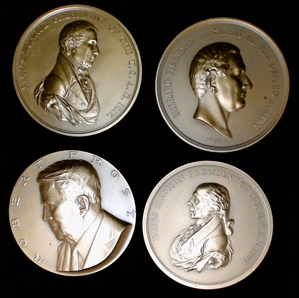 U.S. Presidential 3″ Bronze Commemorative Medals – Lot of 4 – Steinmetz ...