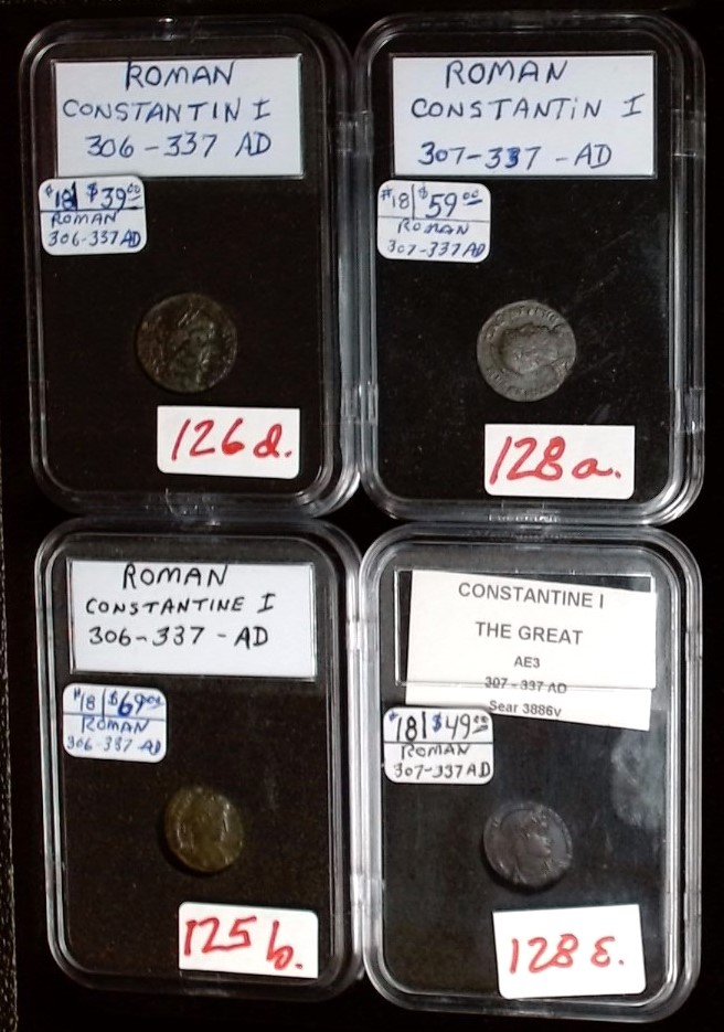 Lot Of – Ancient Roman Copper Coins featuring Constantine the Great ...