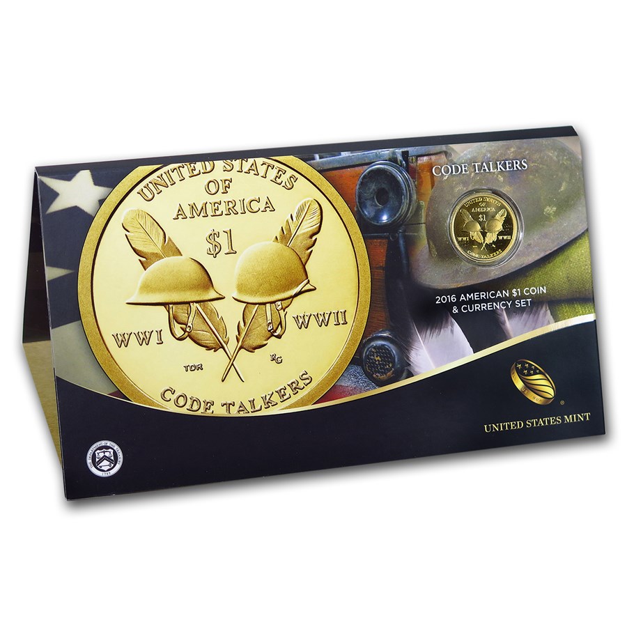 2016 U.S. Code Talkers Coin and Currency Set – Steinmetz Coins & Currency