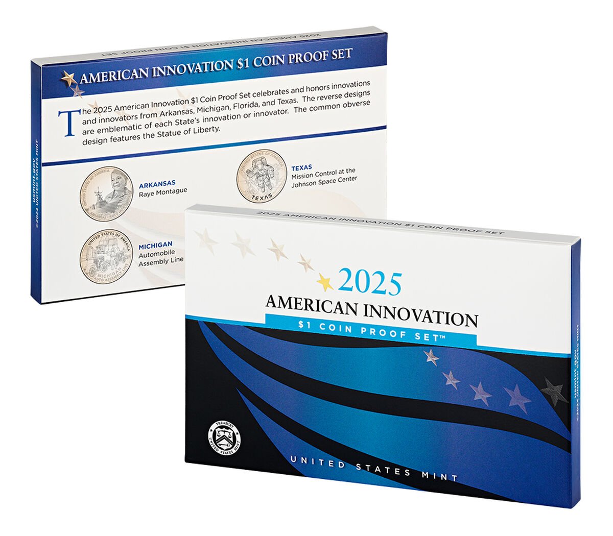 2025 Innovation Dollar Proof Set – Steinmetz Coins & Currency