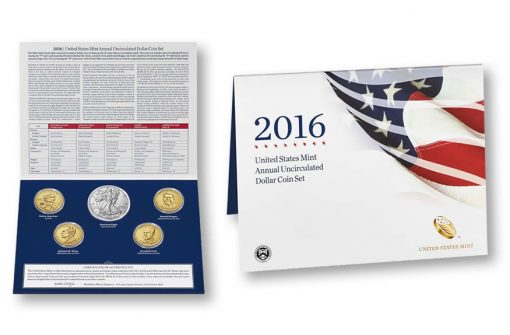 2016 Annual Uncirculated Dollar Coin Set – Steinmetz Coins & Currency